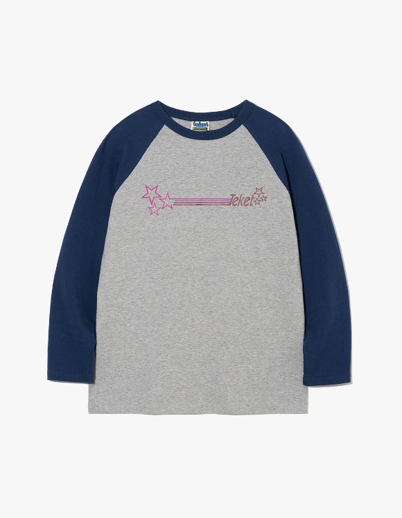 테켓 Keep Raglan L/S Tee - Gray - 위시버킷