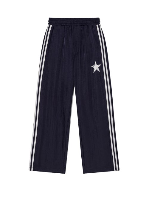 기준 Star Football Jogger Pants UNISEX Navy - 위시버킷