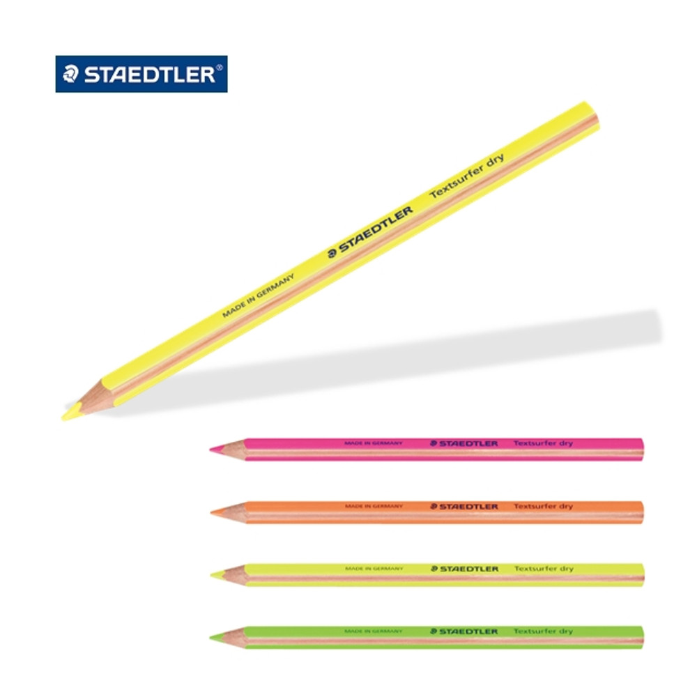 스테들러 [ STAEDTLER ] 스테들러 형광 색연필 128 64 텍스트서퍼 드라이 성경 형광펜 - 위시버킷