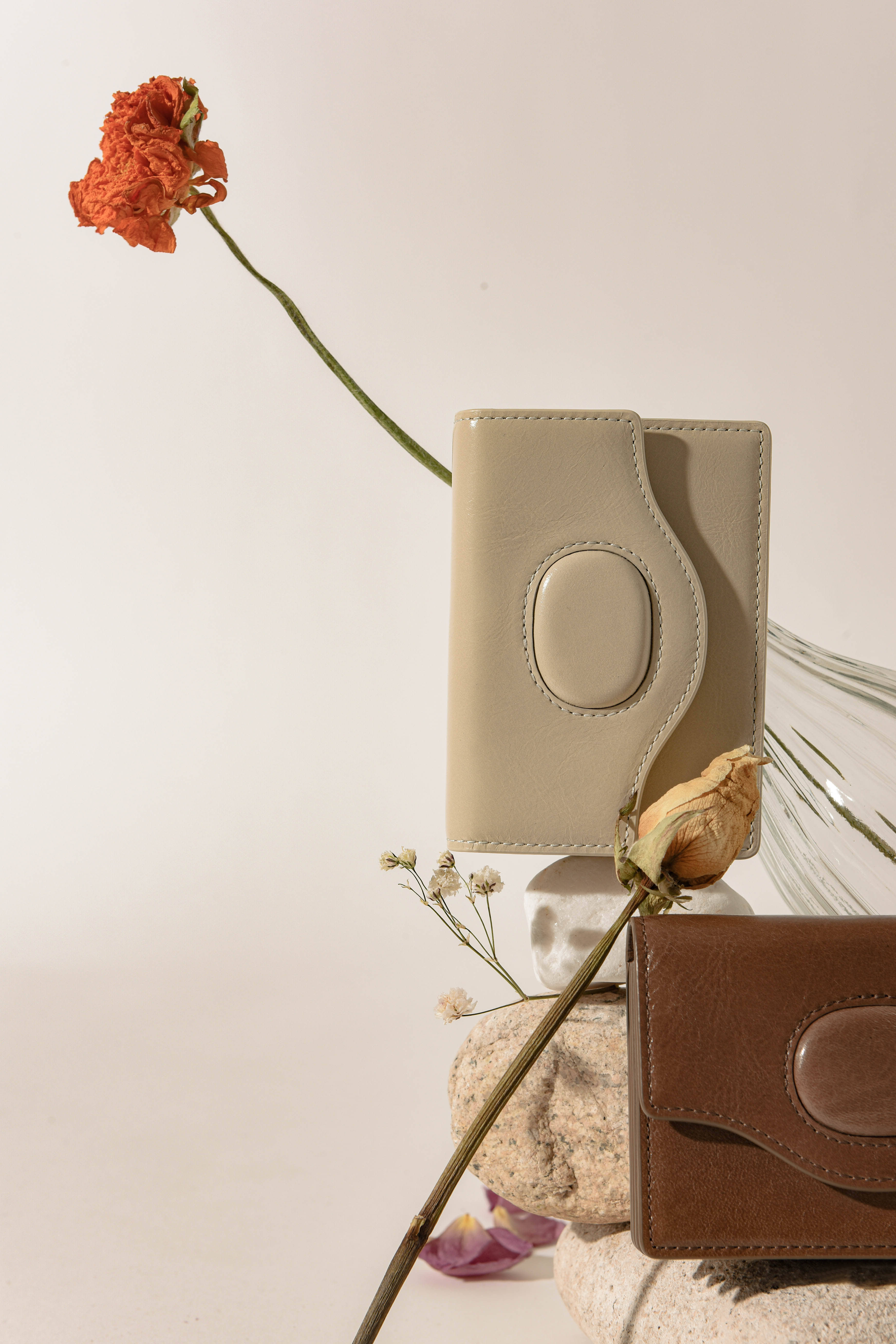 해더 EGGSHELL CARD WALLET_CREAM - 위시버킷