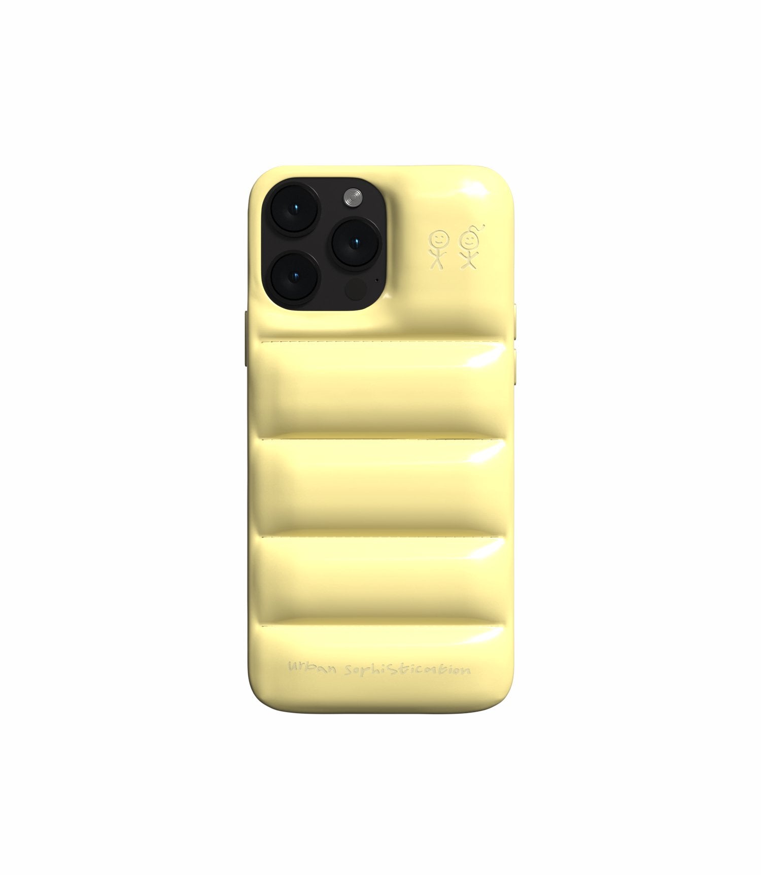 어반 소피스티케이션 The Puffer Case® - Butter Popcorn - iPhone 15 Pro Max - 위시버킷