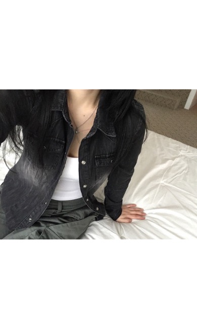 나의나인 tin slim denim shirt [2c] - 위시버킷