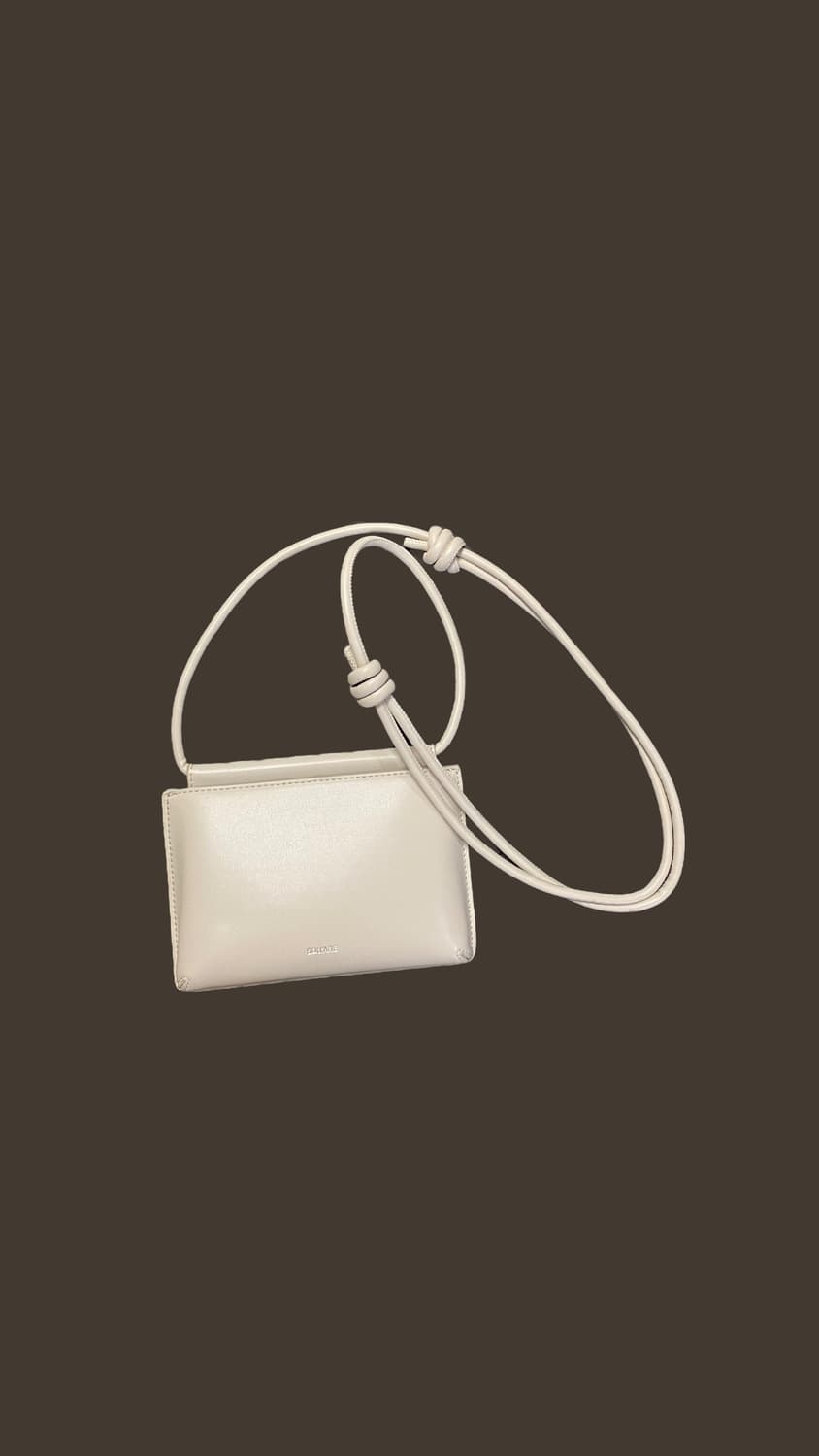 SQU'ARE 미니크로스백 (ivory) - 위시버킷