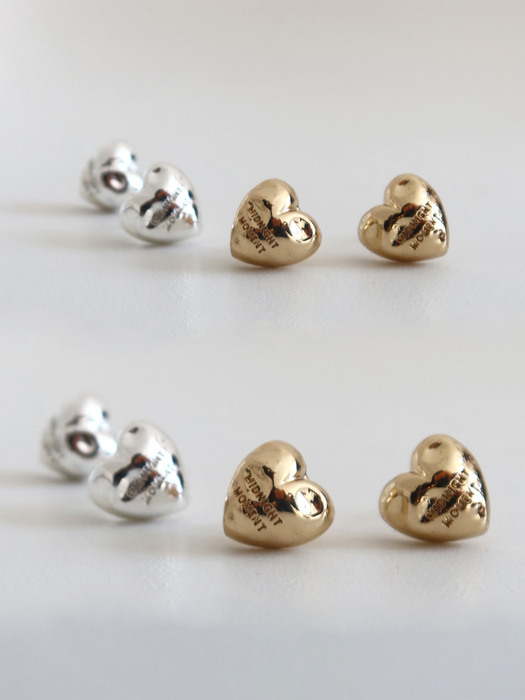 미드나잇모먼트 [단독] BUMPY LOVE EARRING (2 SIZES) - 위시버킷