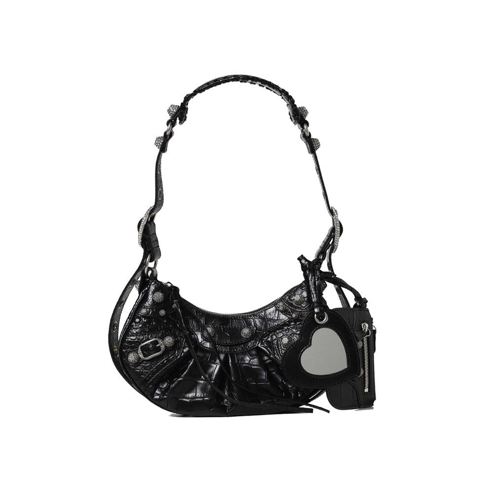 발렌시아가 xs 23SS 르 카골 XS 숄더백 블랙 671309 210IB 1000 50292 - 위시버킷