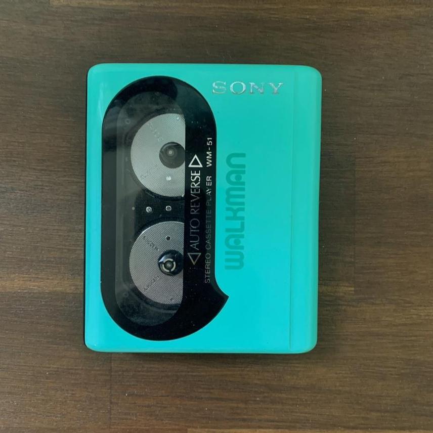 소니 소니 워크맨 WM-51 청록색 카세트플레이어 - 위시버킷