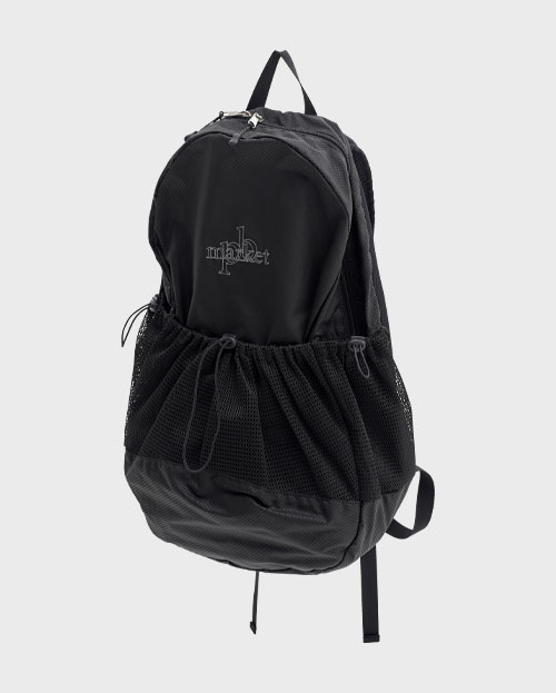 피치바스켓마켓 market backpack (black) - 위시버킷