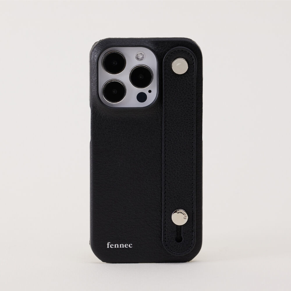 페넥 CIRCLE iPHONE 14 STRAP CASE - BLACK - 위시버킷