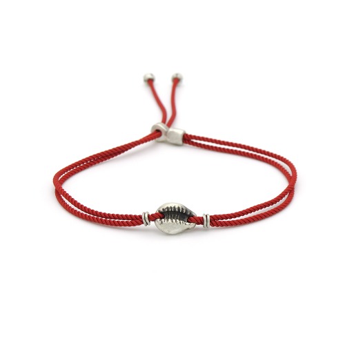 오드콜렛 Shell string bracelet (red) - 위시버킷