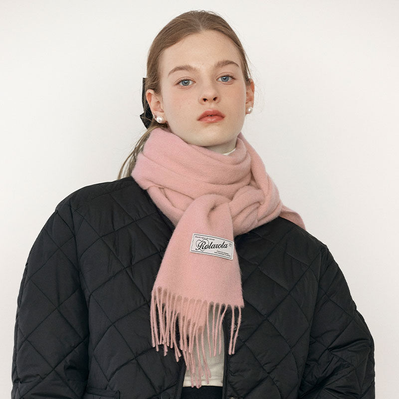 로라로라 WOOL MUFFLER LIGHT PINK - 위시버킷