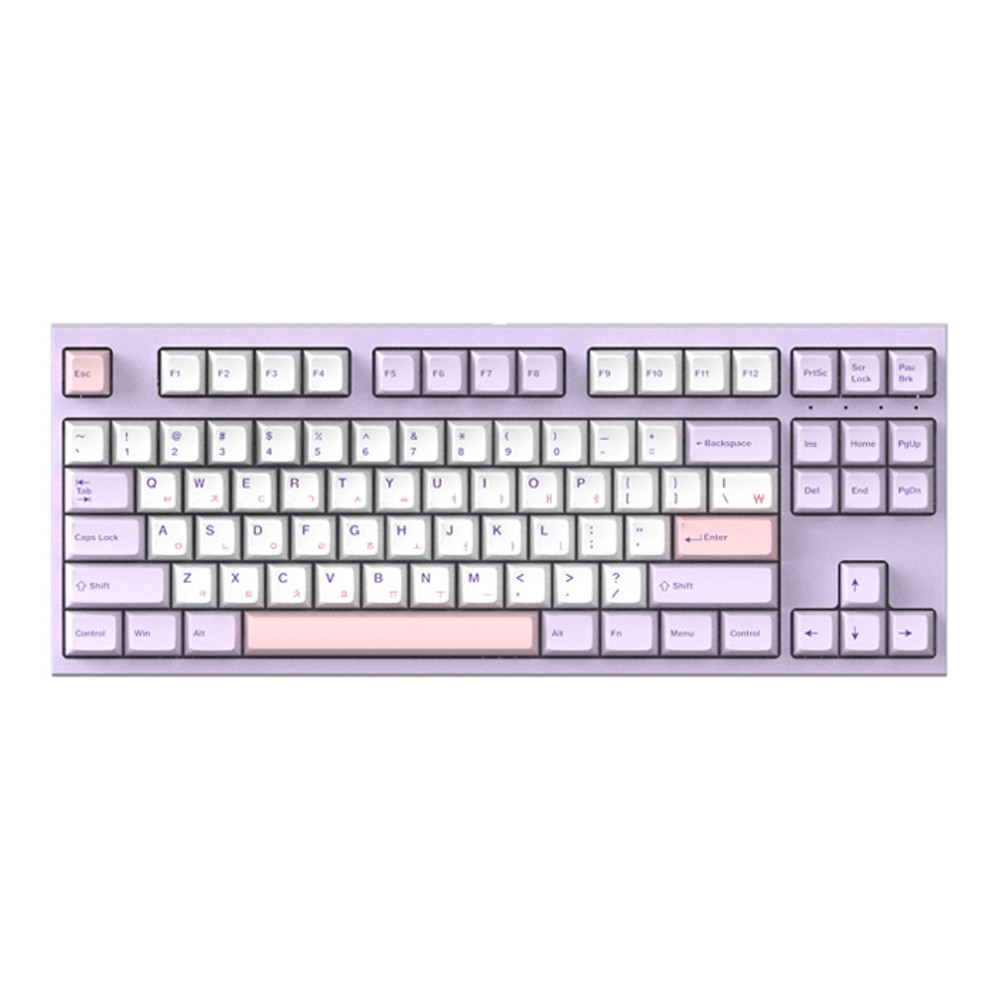 엠스톤 엠스톤 그루브 GV8 퍼플러MA 수제윤활 퀵스왑 가스켓 기계식 키보드 (저소음적축,35g) - 위시버킷