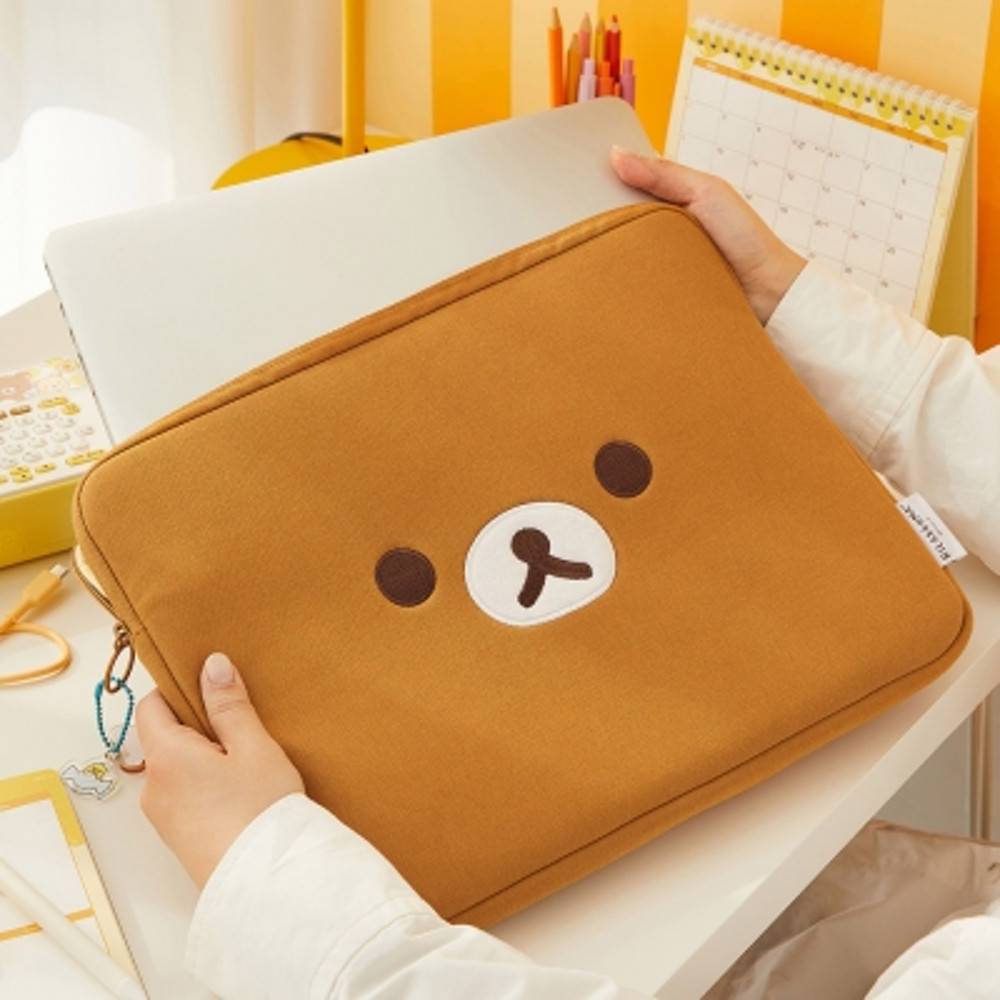 산엑스 [텐바이텐][san X] 리락쿠마 15인치 노트북 파우치 위시버킷