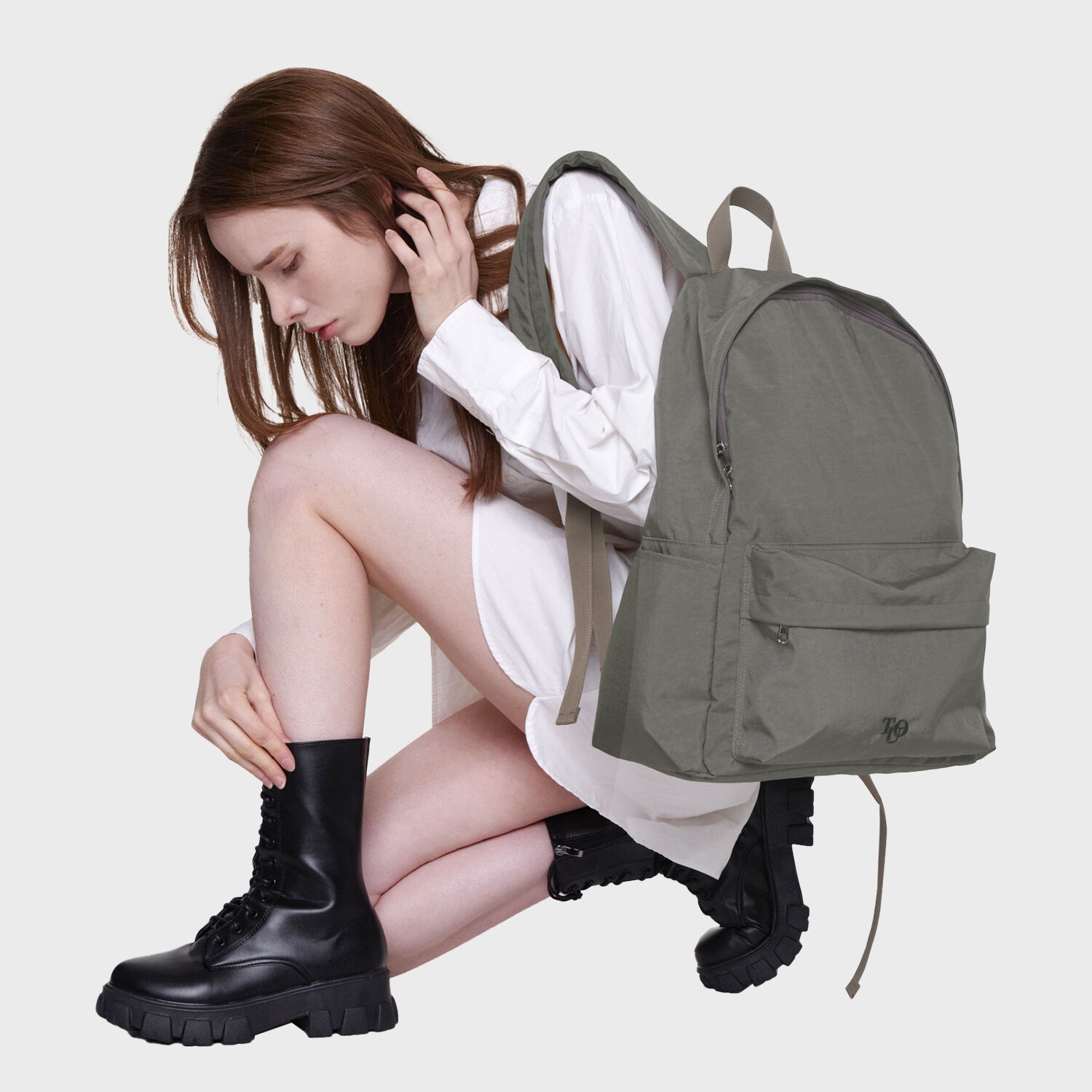 투오 KAI BACKPACK KHAKI · 카이 백팩 카키 - 위시버킷