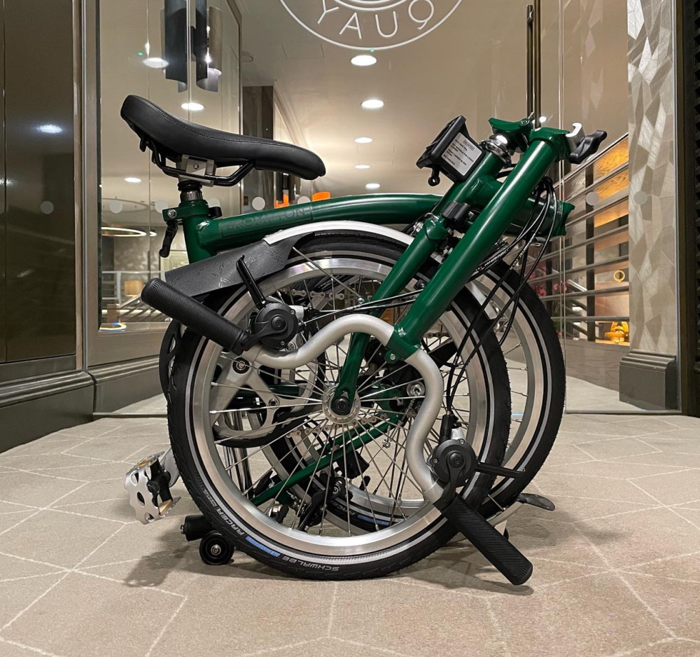 브롬톤 브롬톤 자전거 [2022,23년식] C Line Explore 레이싱 그린 (MSH6LR) - 위시버킷