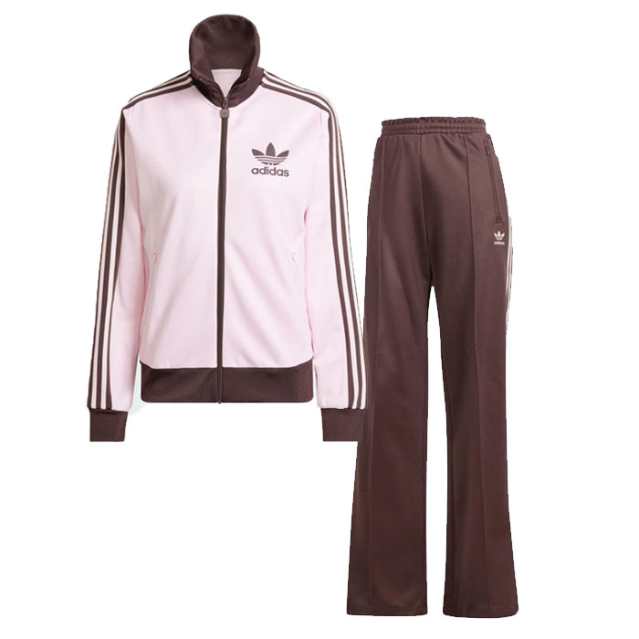아디다스 아디다스 베켄바우어 트랙탑 트랙팬츠 핑크 브라운 IR6008 IR6093 - 위시버킷