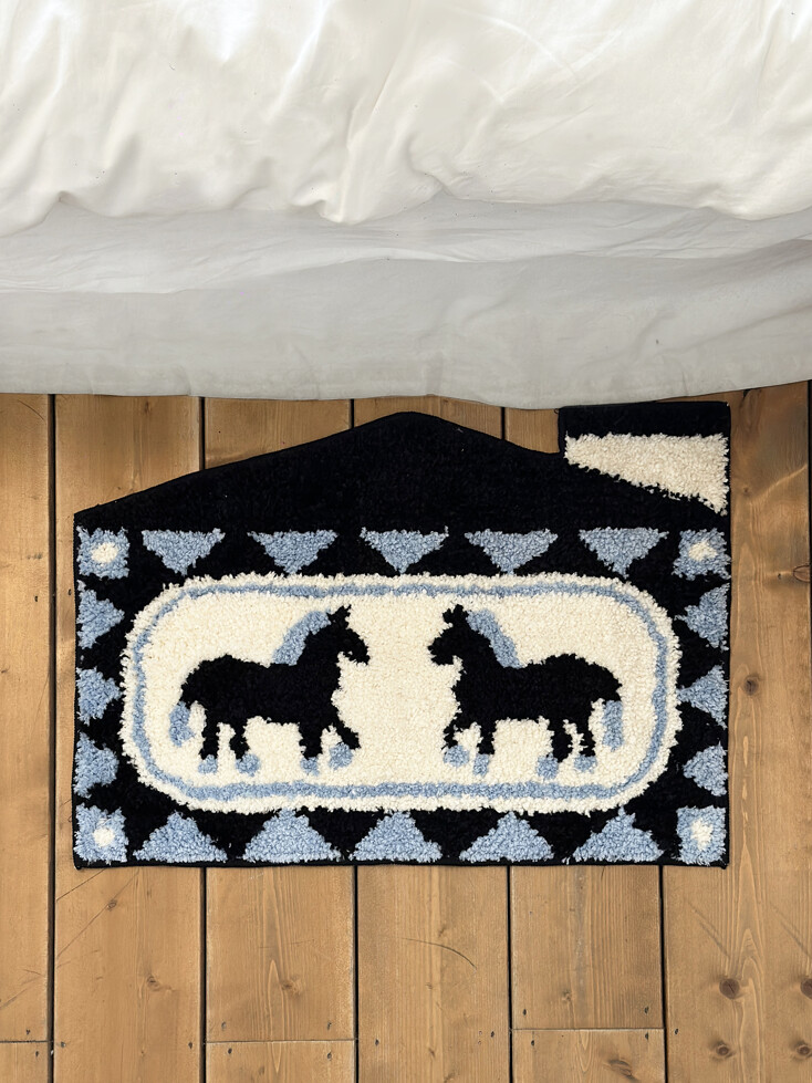 푸펫 Pony House Door Mat - 위시버킷