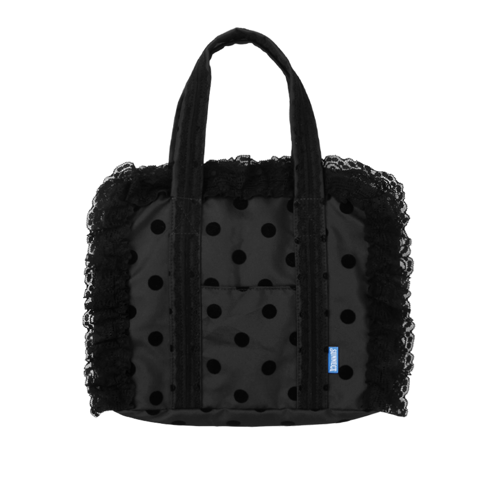 SUNNECT P.D. Lace Hand Bag - Black - 위시버킷