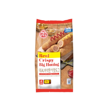 오뚜기 오뚜기 리얼 바삭한 빅핫도그(120gx4) 480g ice (H) - 위시버킷