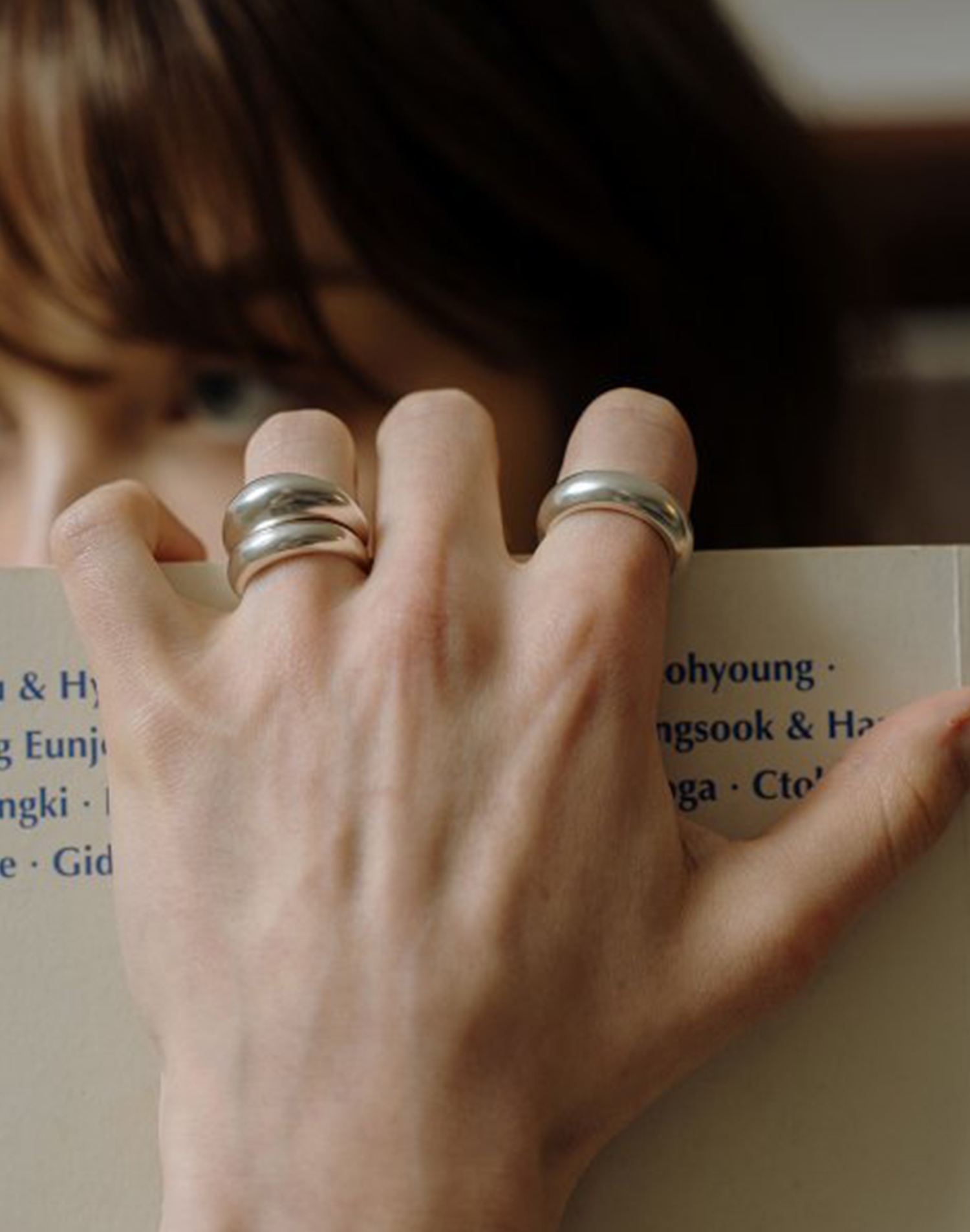 티오유 [Silver925]SD020 basic curve ring - 위시버킷