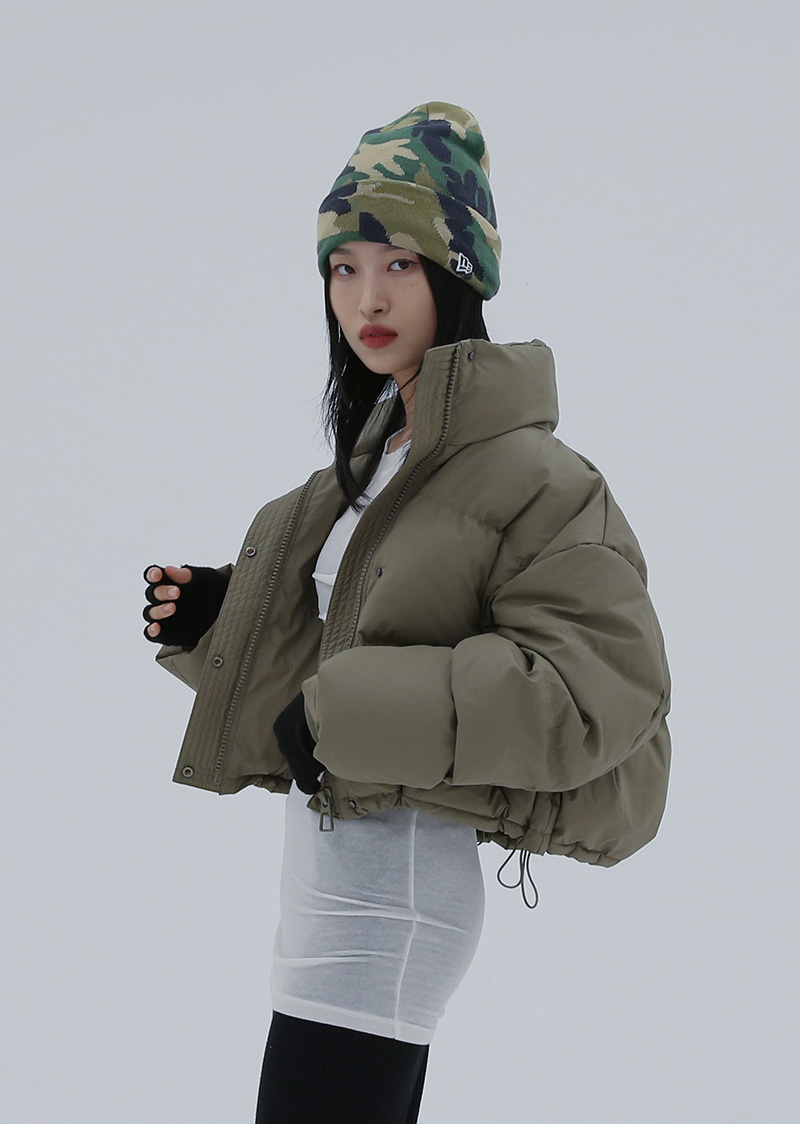 그라마자 [기획상품] 701 Duck Down Crop Jumper(Khaki) - 위시버킷