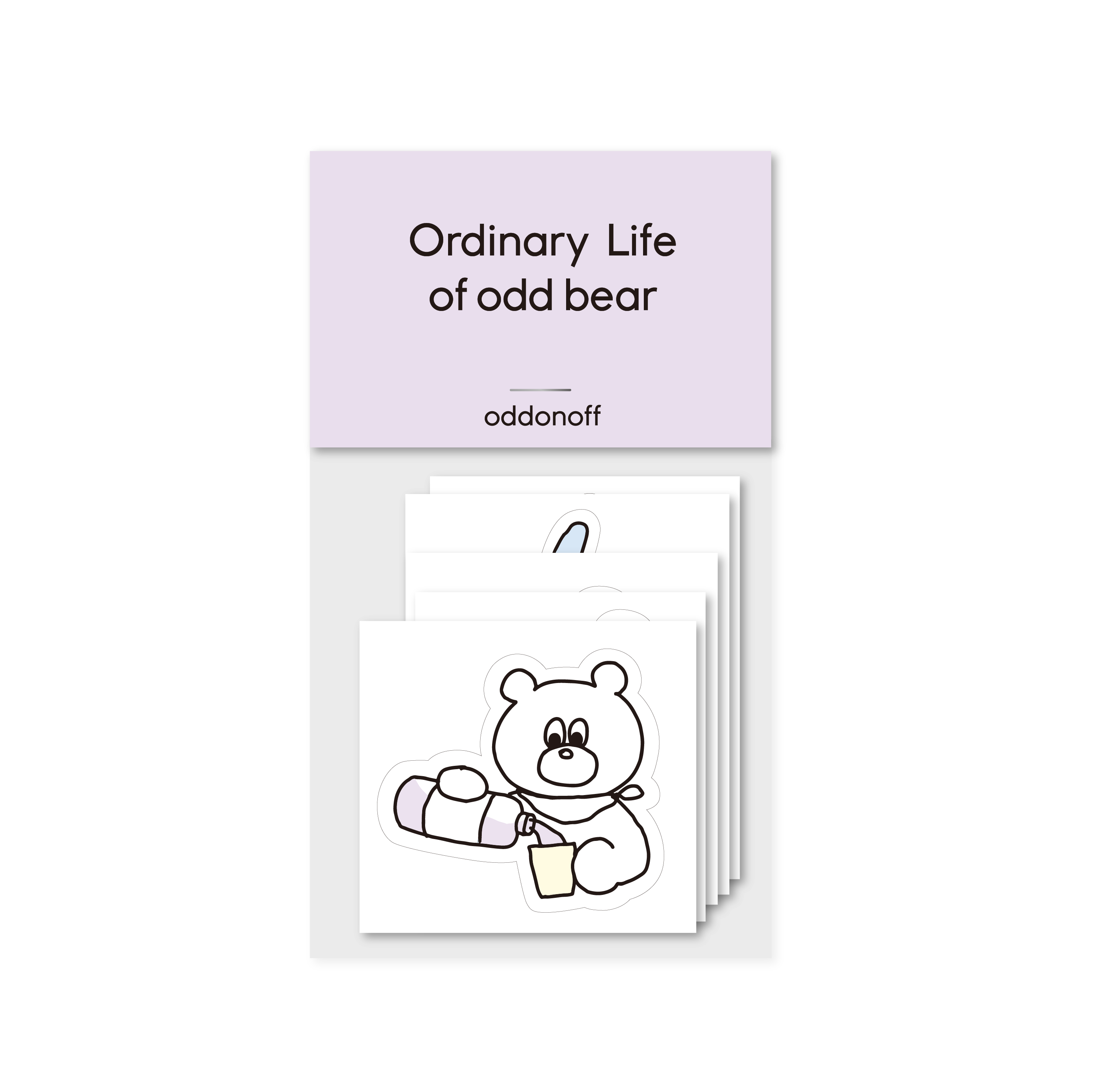 오드온오프 Ordinary Life Sticker Pack(removable) - 위시버킷