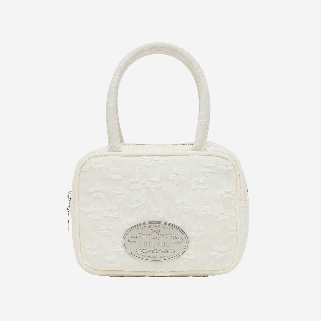 라츠유 Lots You Lumpy Bumpy Tote Bag Ivory - 위시버킷