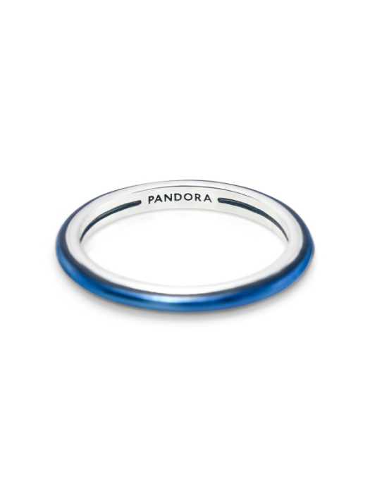 판도라 판도라 미 일렉트릭 블루 실버 반지 199655C02 - 위시버킷