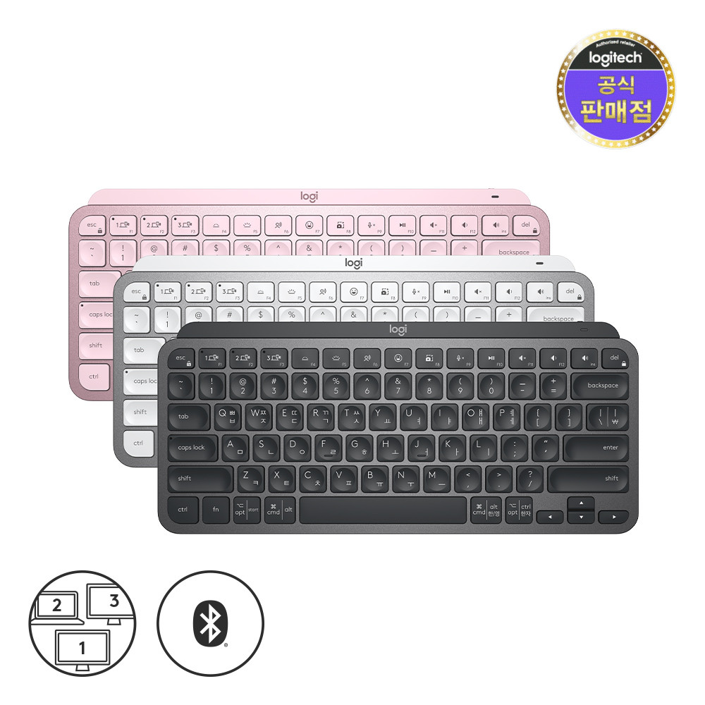 로지텍 [4gb Usb 증정]로지텍코리아 정품 무선키보드 Mx Keys Mini 텐키리스 윈도우 And Mac 호환