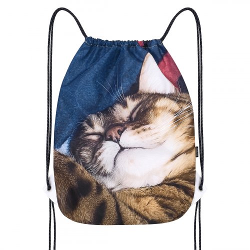 조거쉬 Mesh Panel Drawstring Bag (CHERRY) - 위시버킷