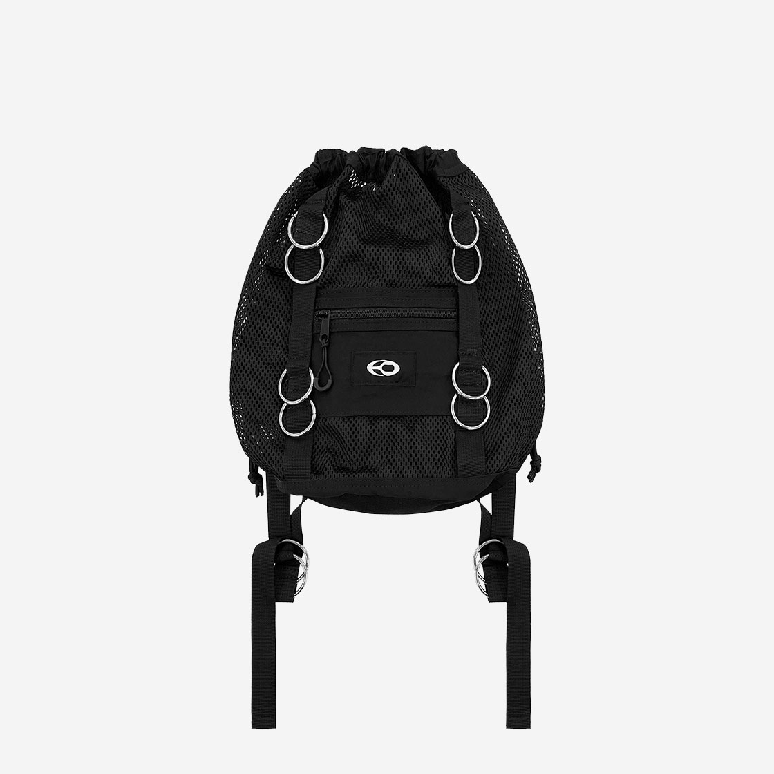 오와이 OY [예약 배송] OY Mesh Ring Backpack Black - 위시버킷