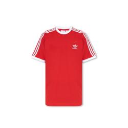 아디다스 AW23 아디다스 오리지널 티셔츠 ADIDAS Originals T shirt With Logo Mens Red - 위시버킷