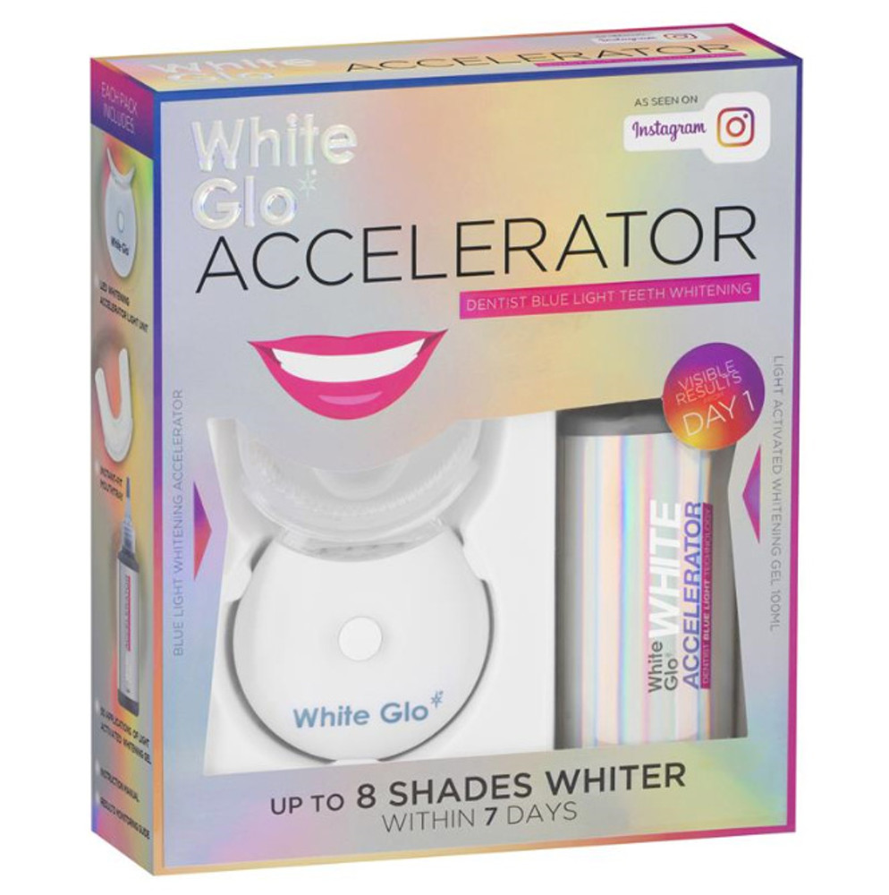 화이트글로 화이트 글로 White Glo White Accelerator Blue Light Teeth Whitening ...