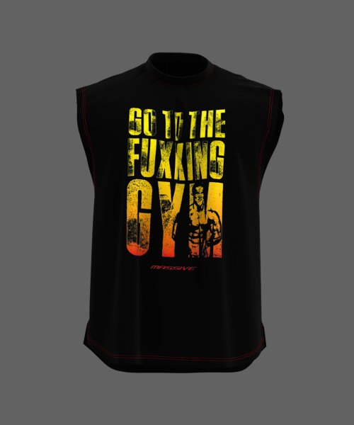 머슬암드 매시브 GTFG 터프 탱크탑 [블랙] - 위시버킷