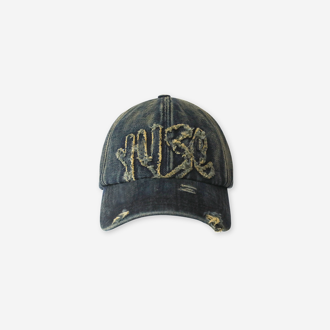 유즈 Yuse Logo Patch Denim Ball Cap Indigo - 위시버킷