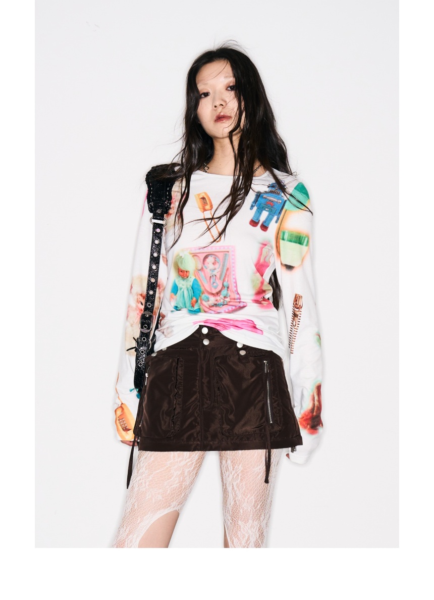 COR TakeCare Retro Elements Collision Long Sleeve - 위시버킷