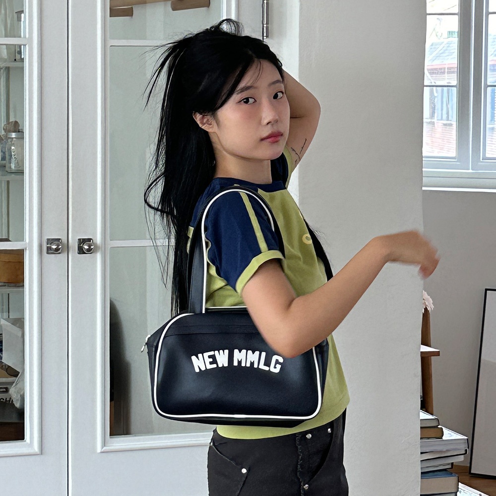 엠엠엘지 [Mmlg W] PIPING SHOULDER BAG (NAVY) - 위시버킷