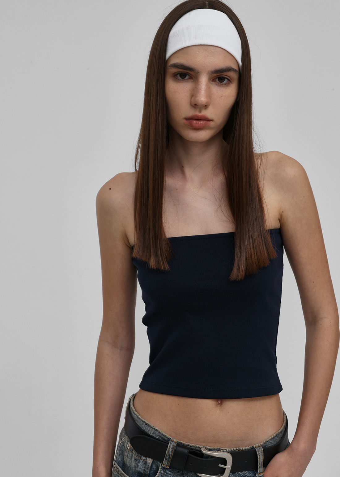 블랙업 블랙업 [1천장판매] [B-BASIC] 스탠다드 튜브탑 (2SIZE) - 위시버킷