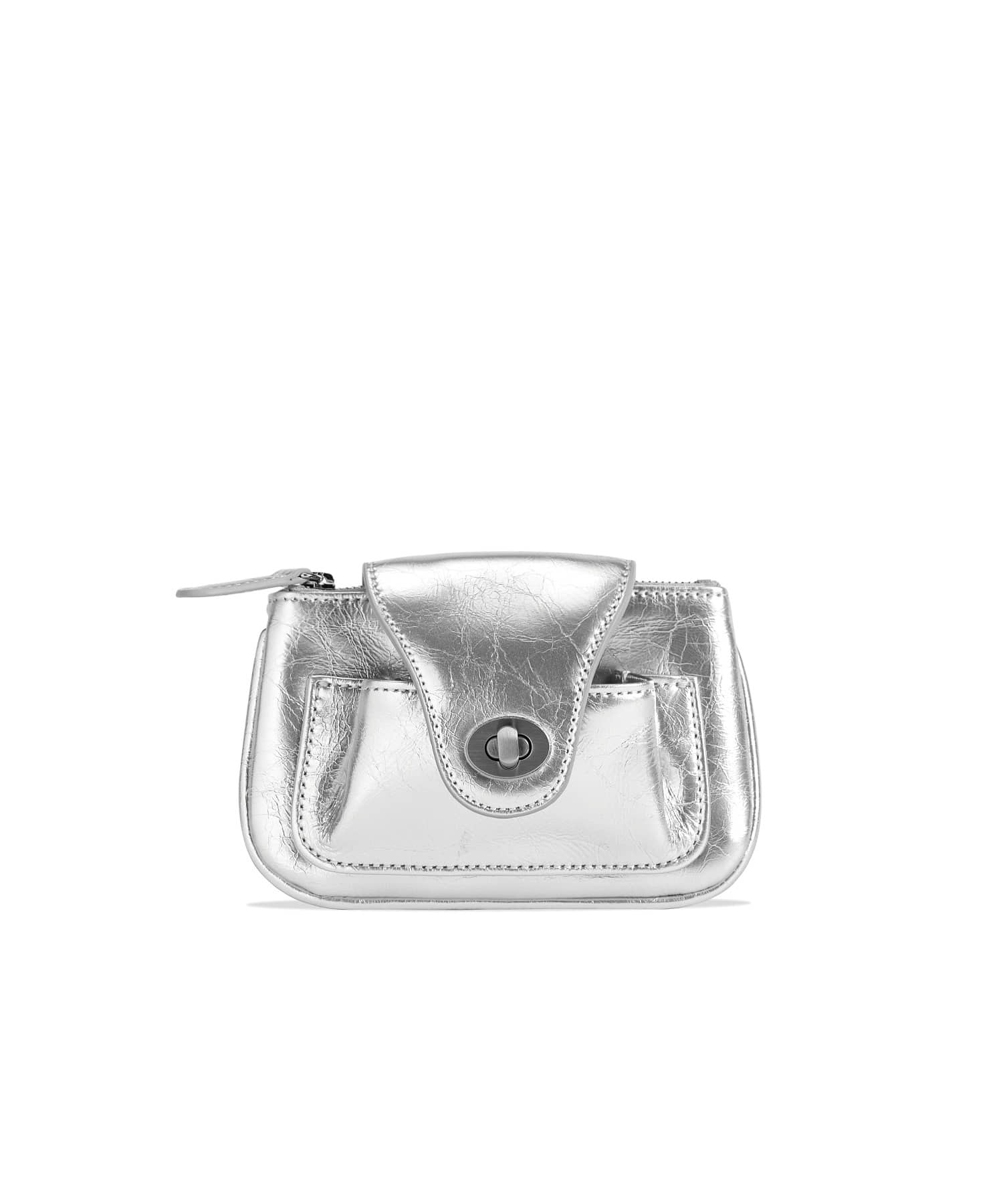 아포아 [Refurb]Pao Micro Wallet Bag Silver - 위시버킷