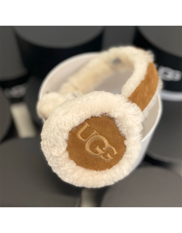 어그 UGG SHEEPSKIN EMBROIDERY EARMUFF - 위시버킷