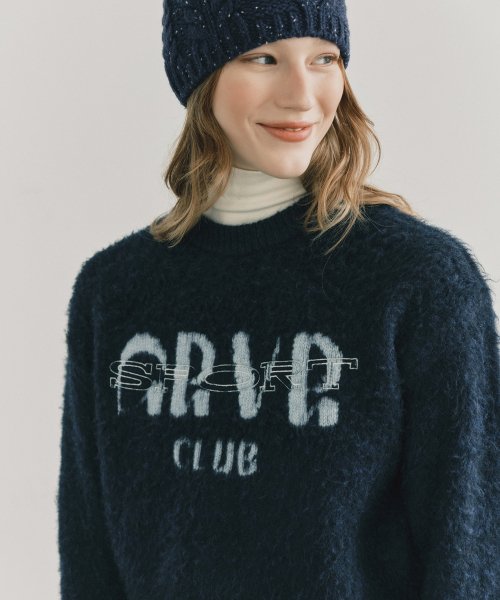 그로브 GRVR SPORTS_킨스니트_NAVY - 위시버킷