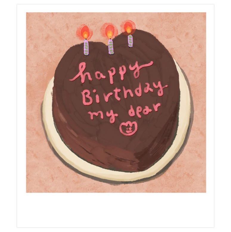 스튜디오묘미 [스튜디오묘미] Dear cake 엽서 - 위시버킷