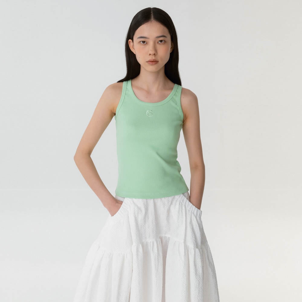 콤스튜디오 CO BASIC SLEEVELESS TOP_MINT - 위시버킷