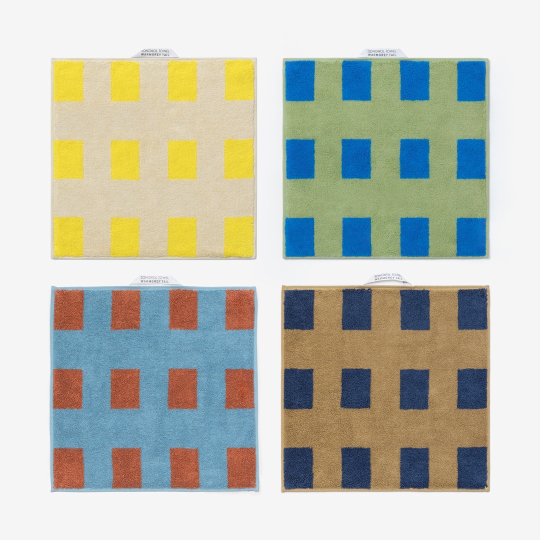 웜그레이테일 [29cm 단독] BUILDING HAND TOWEL 4P SET 골라담기 - 위시버킷