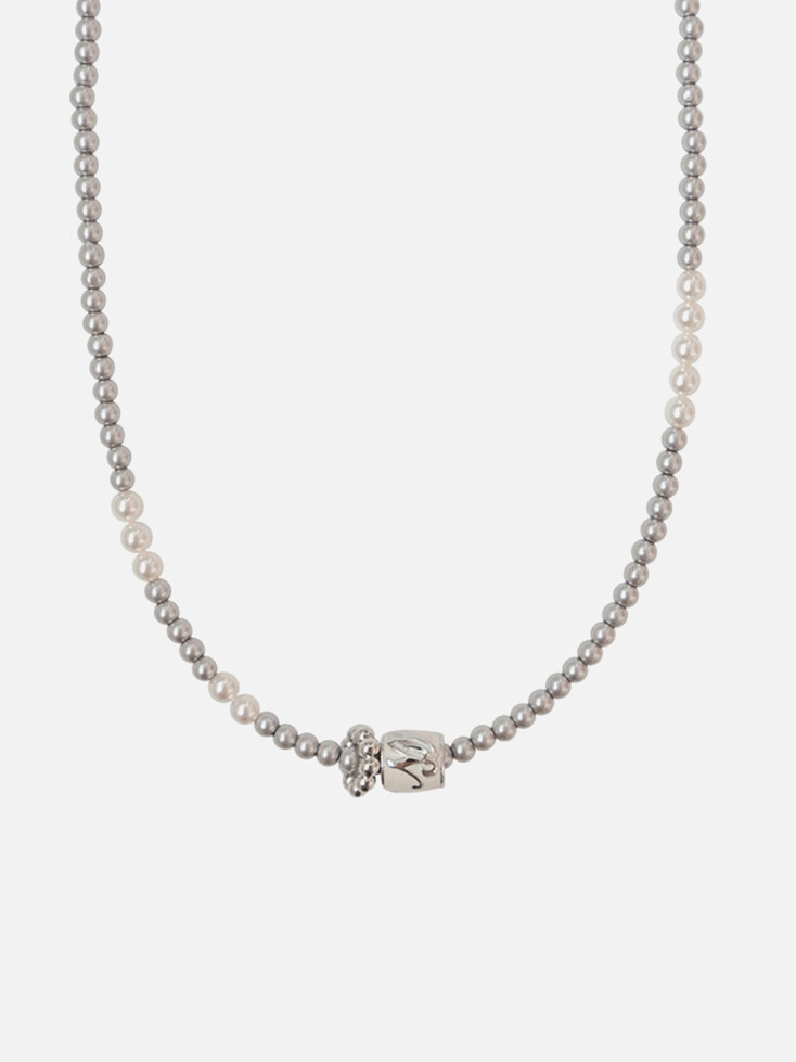 엔프프 solemn grey pearl necklace - 위시버킷
