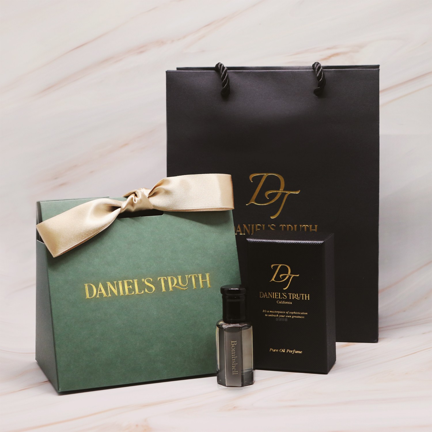 다니엘트루스 [고급선물포장] DANIEL'S TRUTH 밤쉘+쇼핑백증정, 10ml, 1개 - 위시버킷