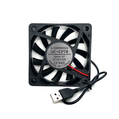 쿠팡 Ucommerce USB쿨링팬DC5V 60MM, UC-CP78, 1개 - 위시버킷