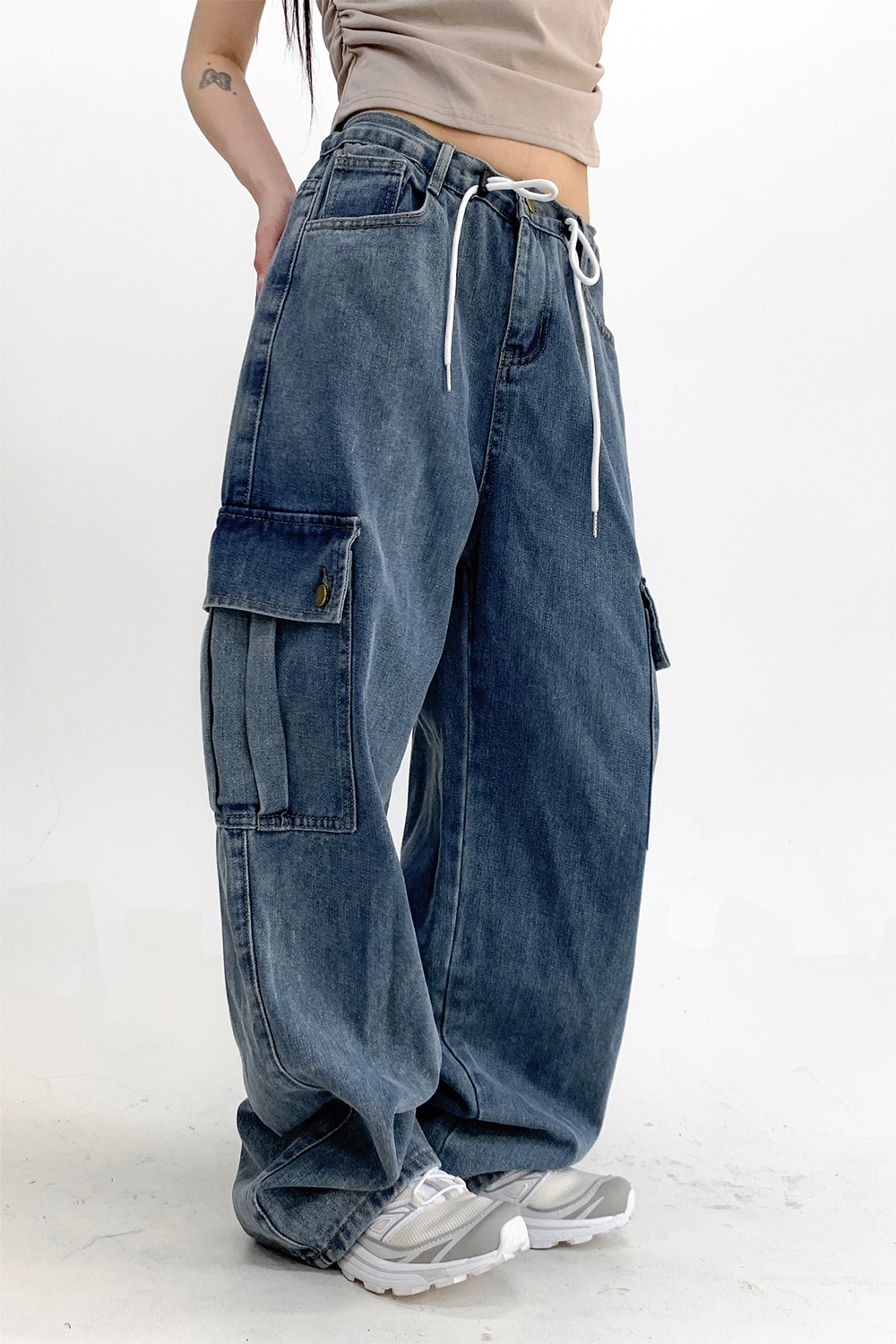 아쿠비클럽 homies vintage string cargo pants - 위시버킷