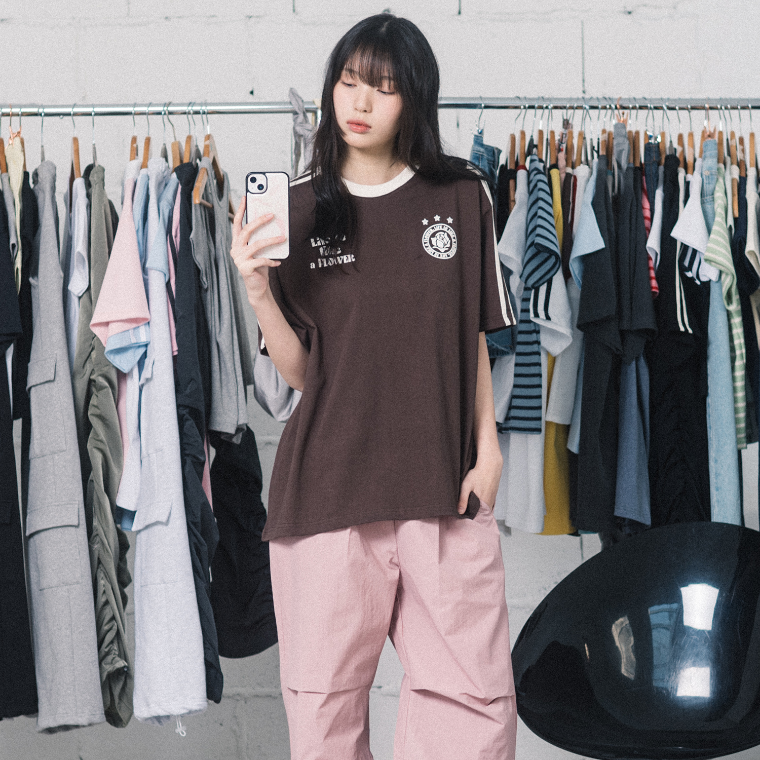 해비즘 LLF UNIFORM S/S TEE(BROWN) - 위시버킷