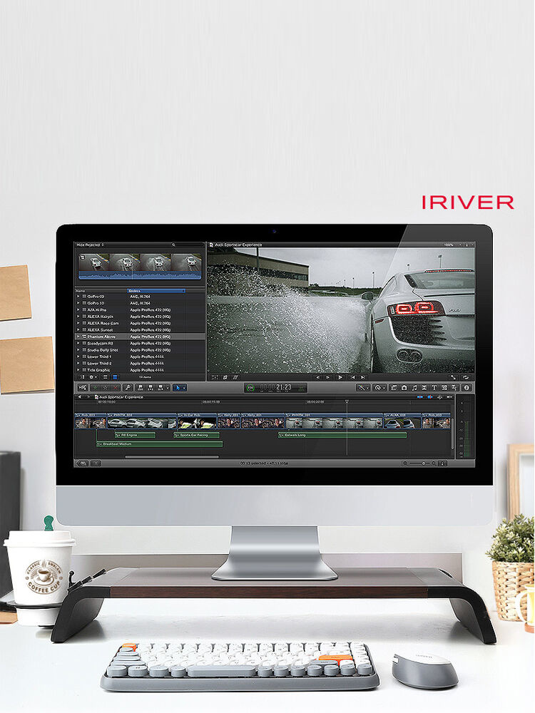 아이리버 아이리버 EQWEAR-MN7 USB 3.0 HUB 모니터받침대 - 위시버킷
