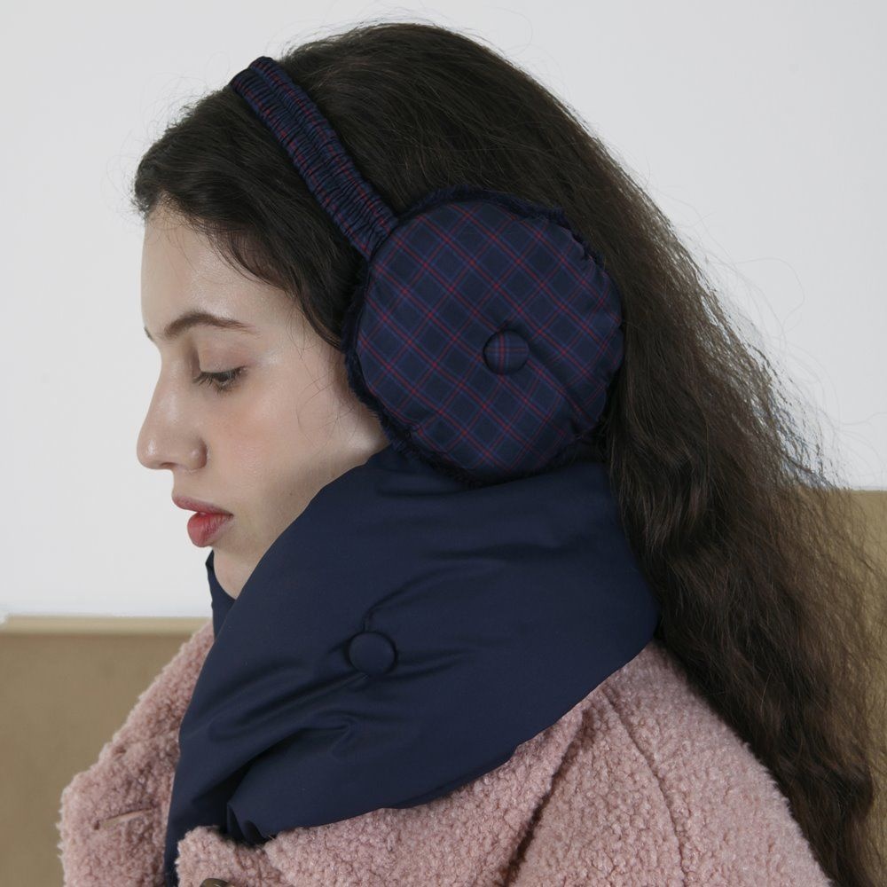 플레이페넥 PFS PADDING MUFFLER - NAVY - 위시버킷